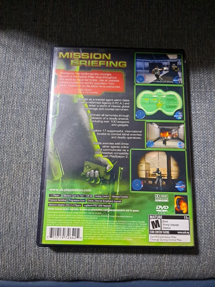 SYPHON FILTER THE OMEGA STRAIN PS2 USED VIDEO GAME | eBay
