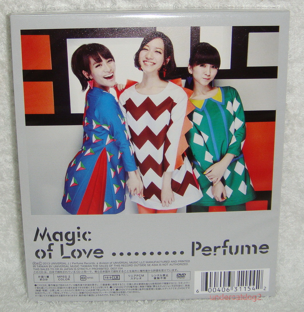 Perfume Magic of Love 2013 Taiwan Ltd CD+DVD | eBay