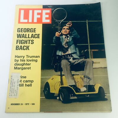 VTG Life Magazine November 24 1972 - George Wallace Fights Back / Harry ...