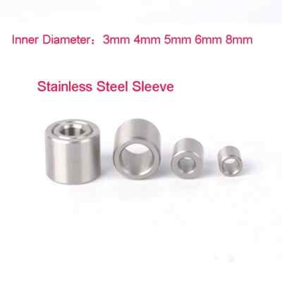 1Pcs Stainless Steel Sleeve Bushing Wear Resistant Guide Sleeve ID 3/4 ...