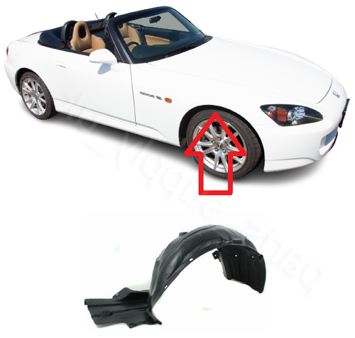NEW FOR HONDA S2000 (AP) 99-09 FRONT FENDER MUD GUARD SPLASH ARC RIGHT ...
