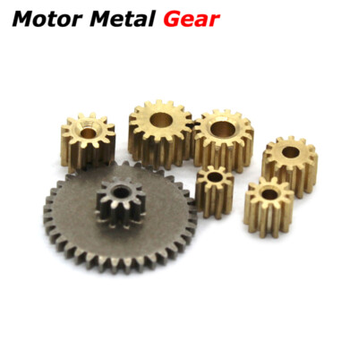 10Pcs Motor Gear Metal Gears Mini Pinion Metal Gear For Rc Model ...
