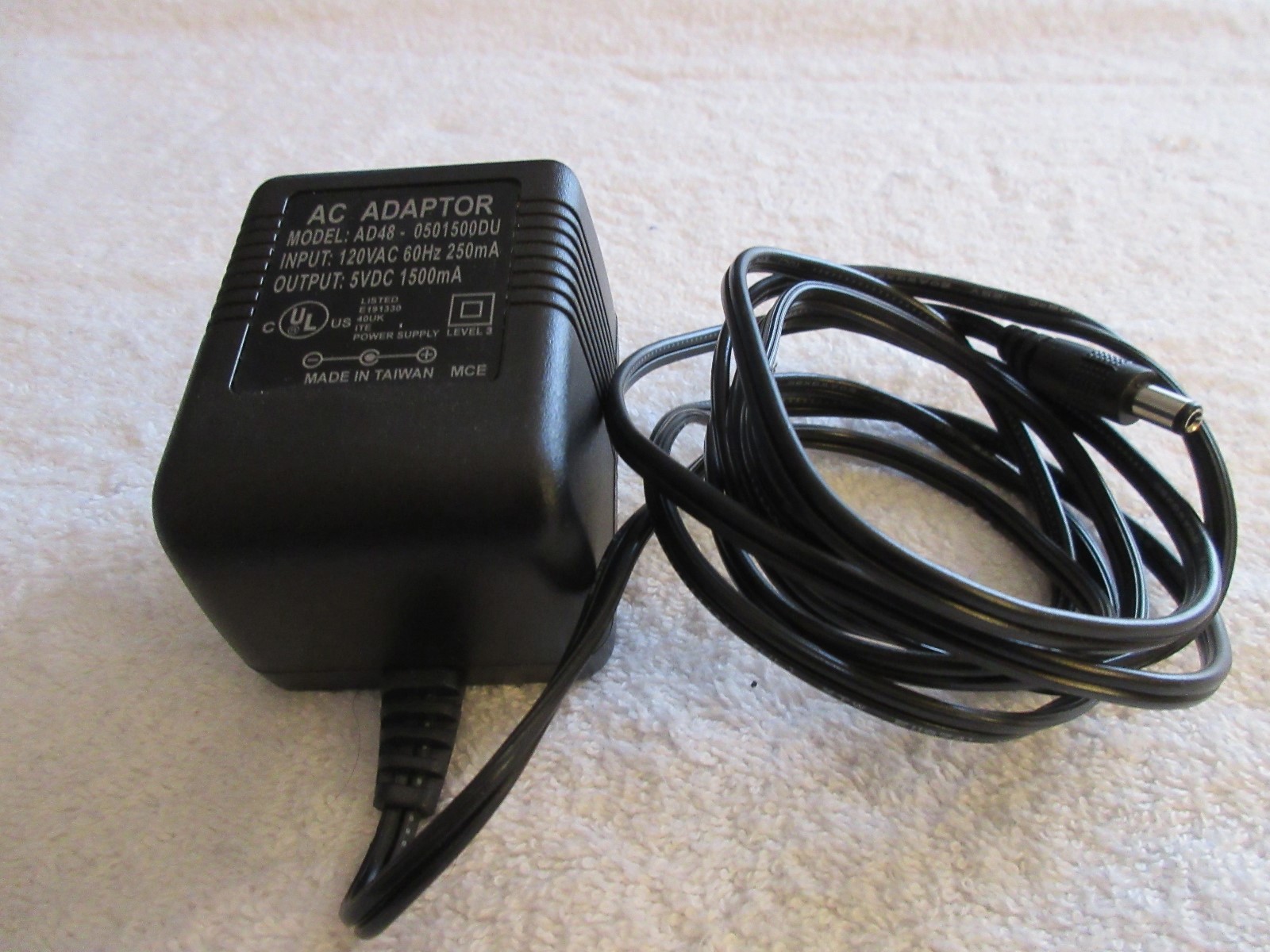 AC ADAPTOR - MODEL: AD48-0501500DU | eBay