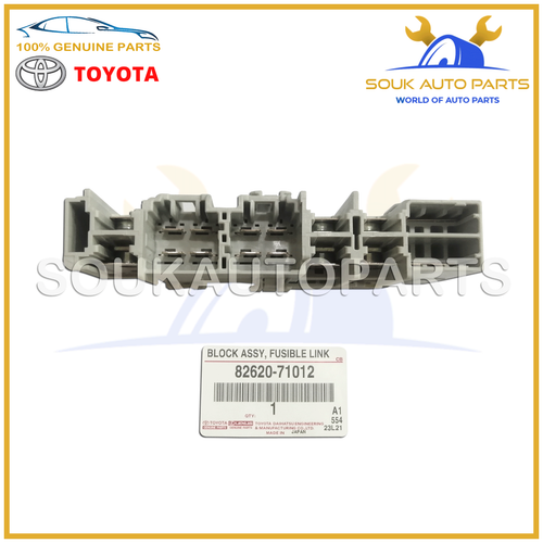82620-71012 Genuine Toyota BLOCK ASSY, FUSIBLE LINK 8262071012 OEM | eBay