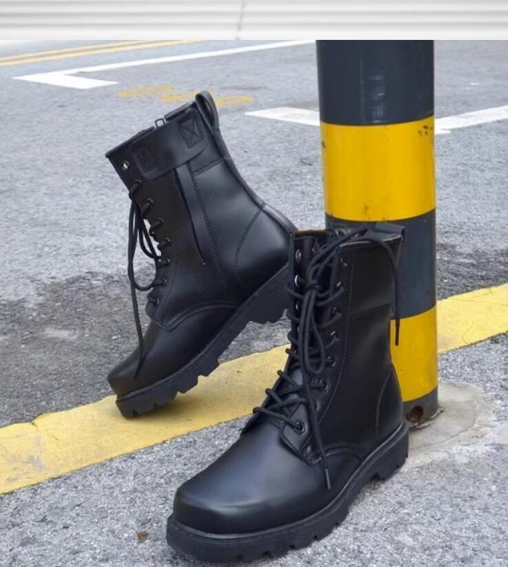 New Men Outdoor Tactical STEEL TOE Boots Military Combat Army Desert ...