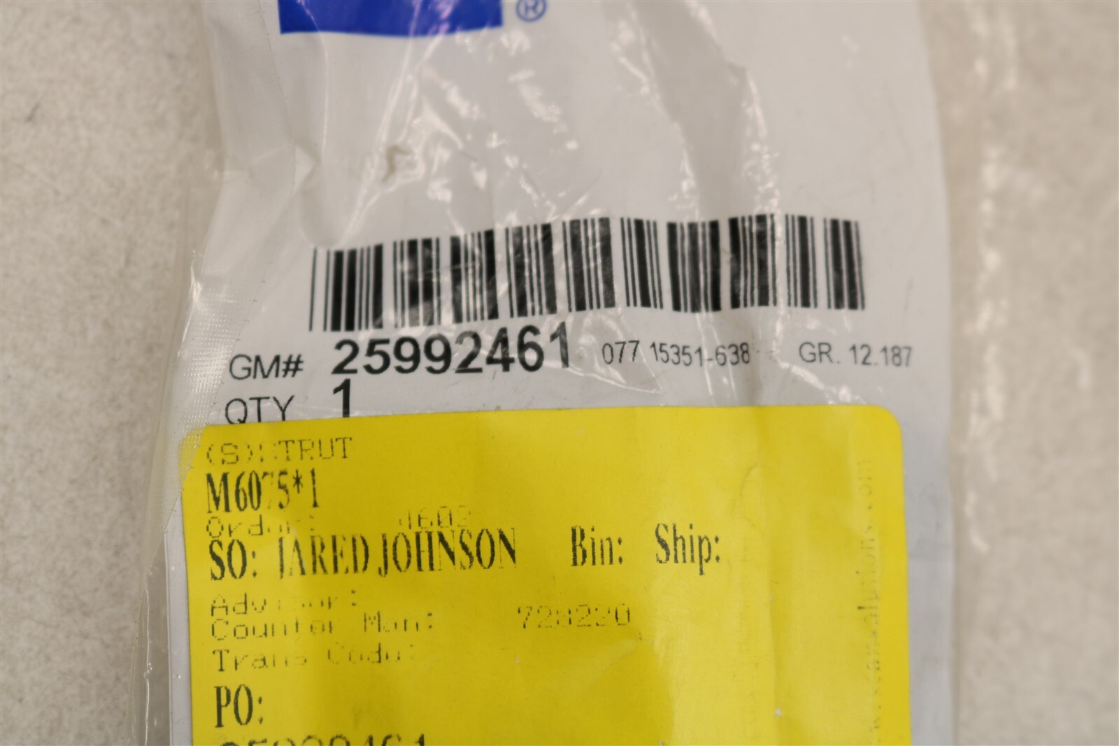 NEW OEM GM Liftgate Hatch Lift Support Strut 25992461 Chevrolet HHR ...