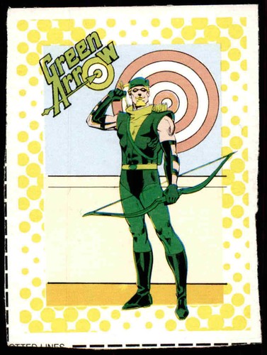 1987 DC Cut Out Card #5 Green Arrow | eBay