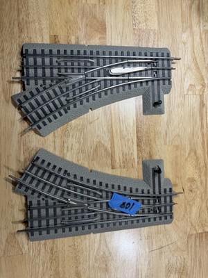 Lionel FasTrack 0-36 LH and RH Manual Switch Tracks Model Train ...
