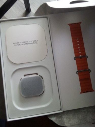 Apple Watch Ultra 2 49mm Titanium GPS Smartwatch Orange Ocean Band ...