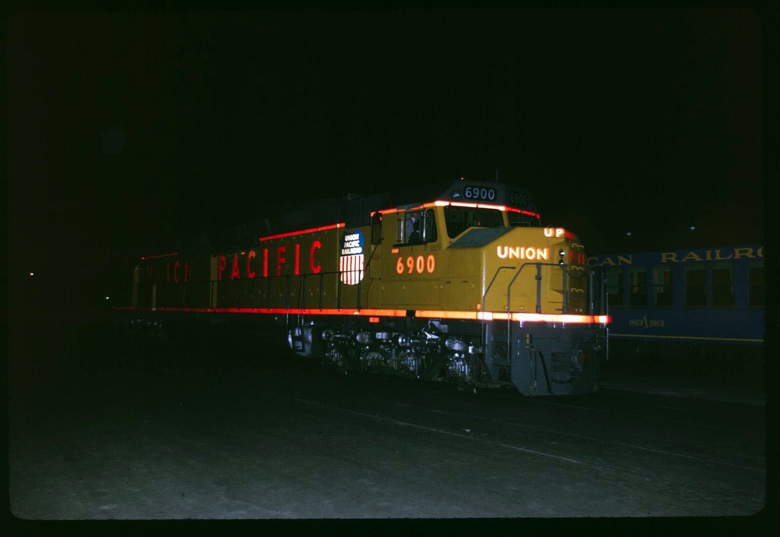 Original Rail Slide - UP Union Pacific 6900 Salt Lake City UT 5-9-1969 ...