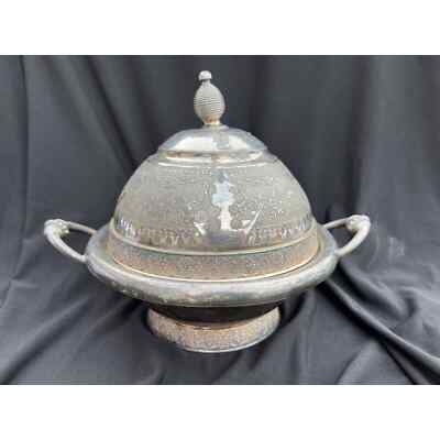 Butter Dishes - Antique Simpson Hall Miller