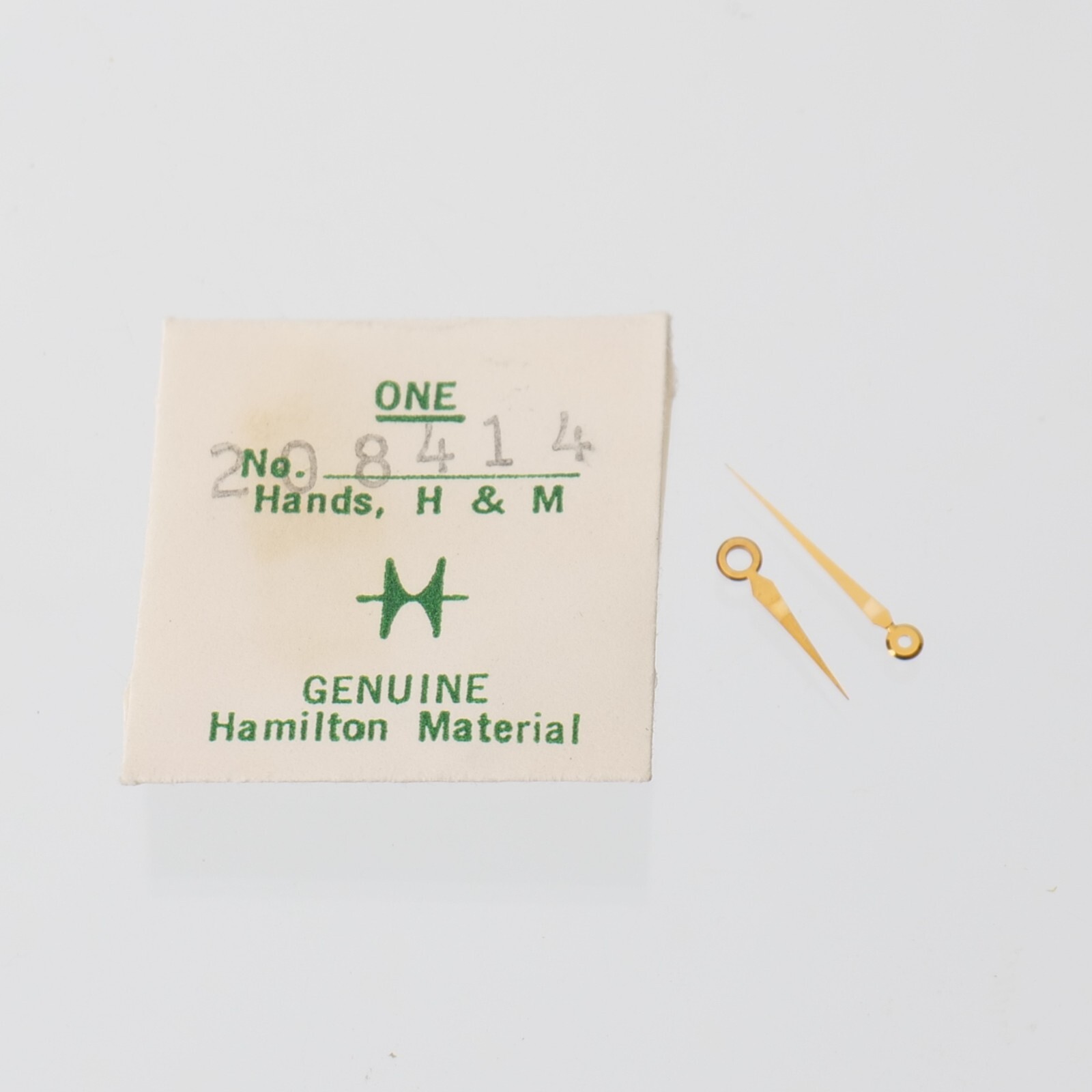 Hamilton Watch Hands No. 208414 Original Pair Hour Minute Watchmaker ...
