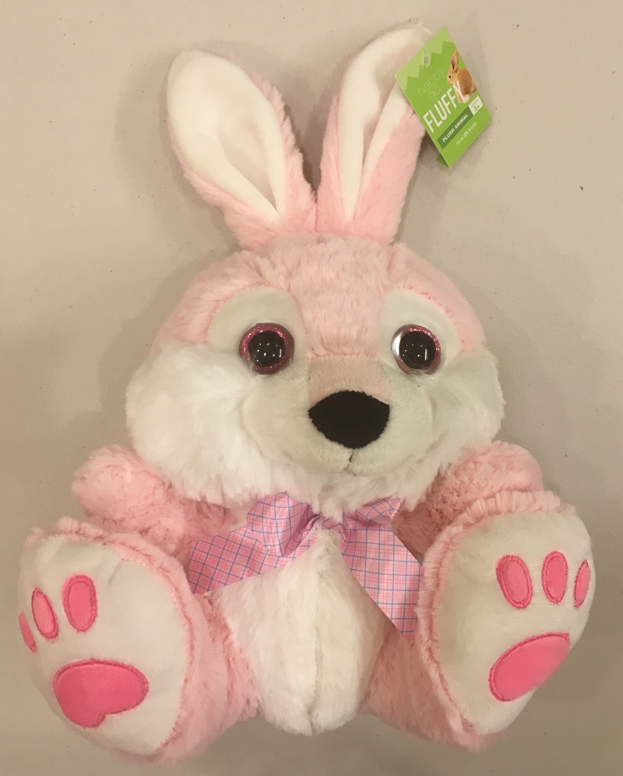 NWT! Kellytoy~Bunny Rabbit Stuffed Animal Plush Toy~Looky Boos Eyes~10 ...