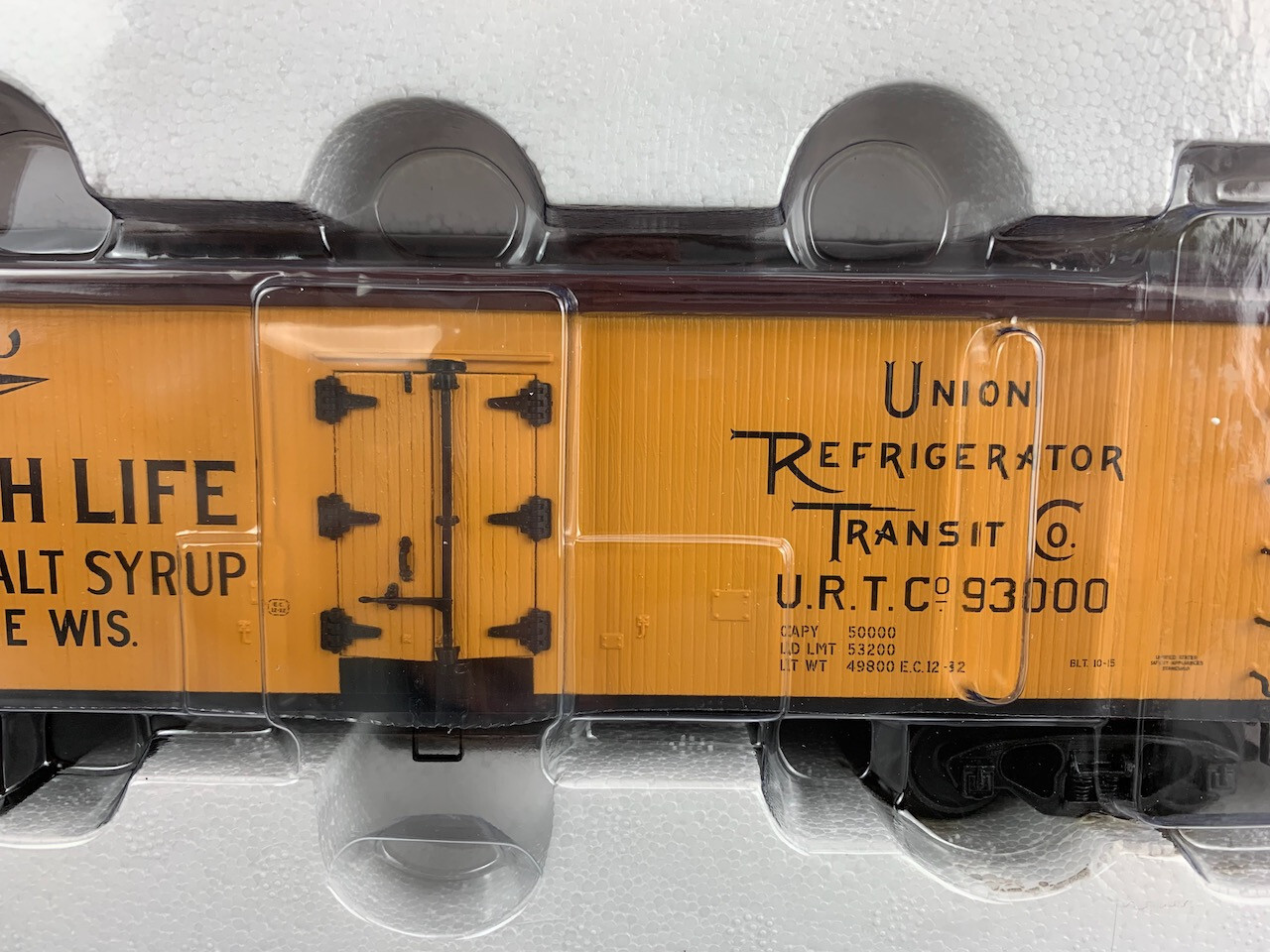 O Scale Atlas 6714B 3-Rail Miller High Life Beer 40' Woodside Reefer ...