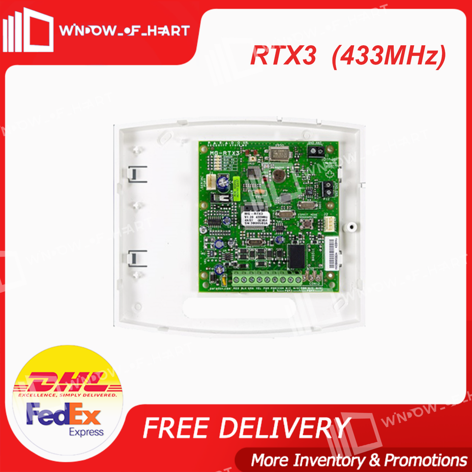 2PCS PARADOX RTX3 Security Alarm Wireless Expansion Module 433Mhz | eBay