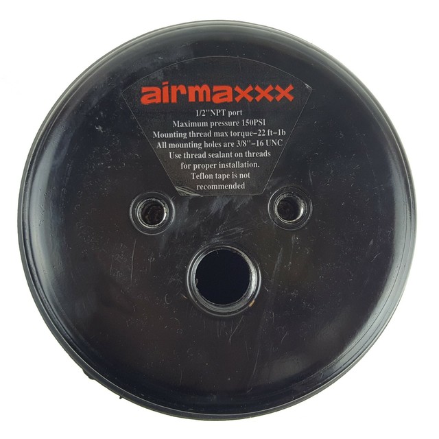 airmaxxx 2B2500 Air Ride Suspension Bags 3/8 Hose and Brass Fittings ...