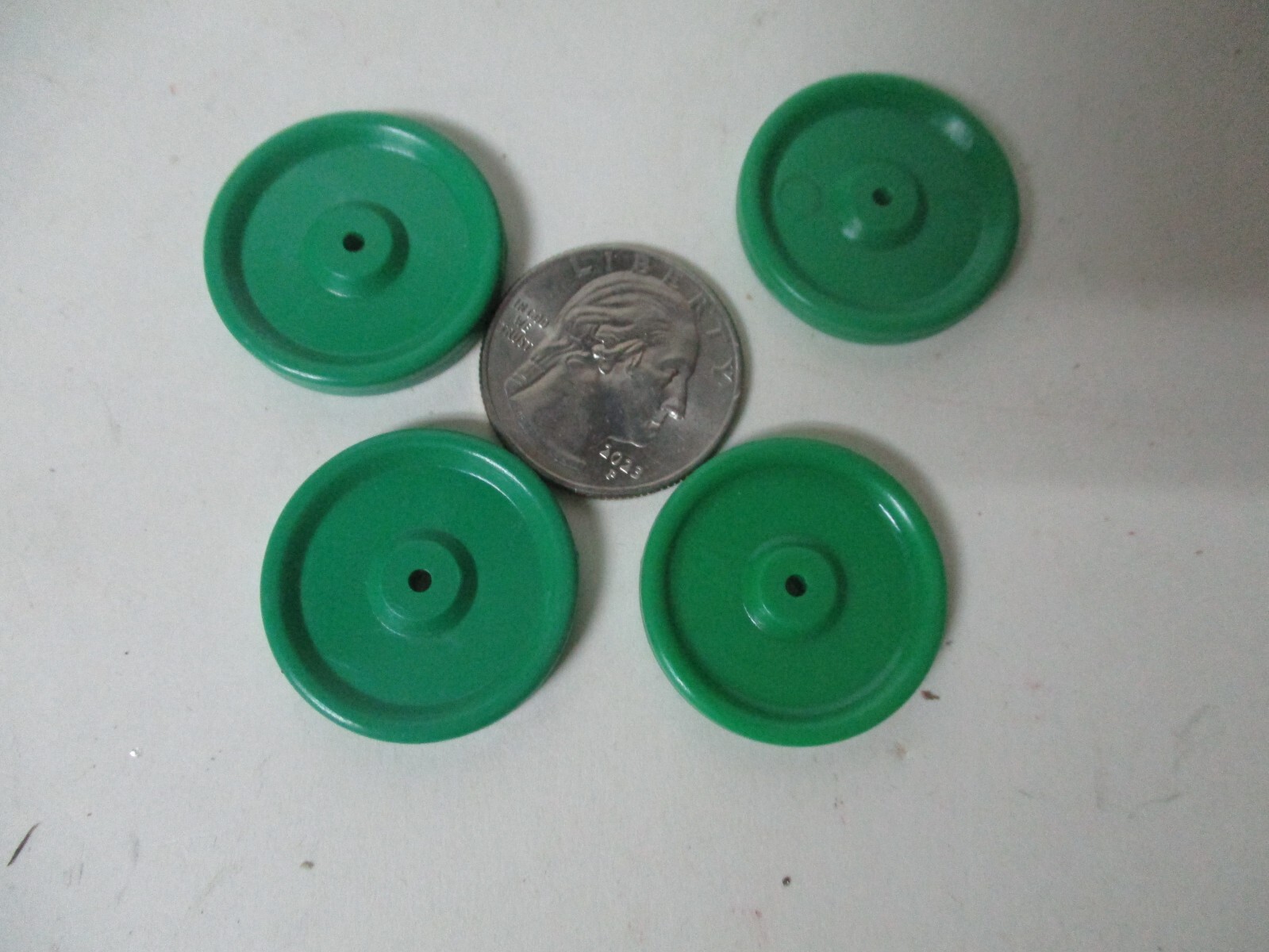 4 Vintage Rosen Rosbro Christmas Halloween Hard Plastic 1 Inch Wheels ...