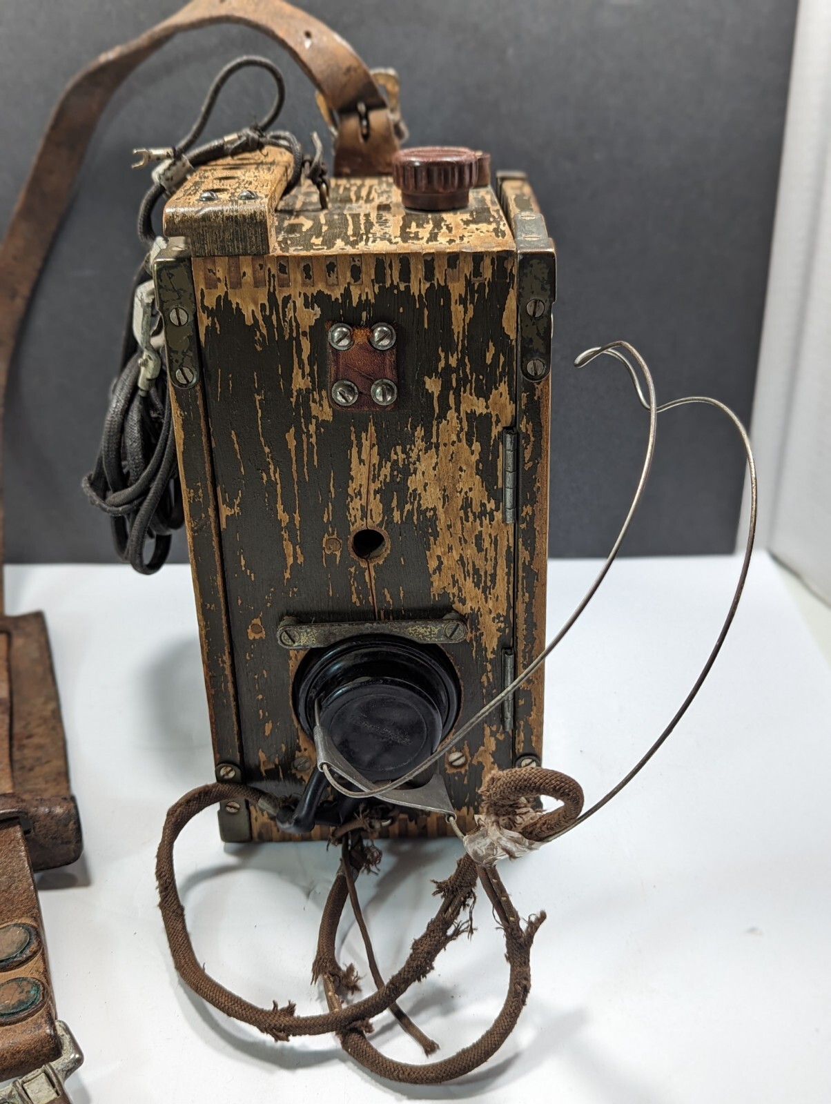 ORIGINAL WW1 WESTERN ELECTRIC MODEL D 86418 FIELD TELEPHONE W ...