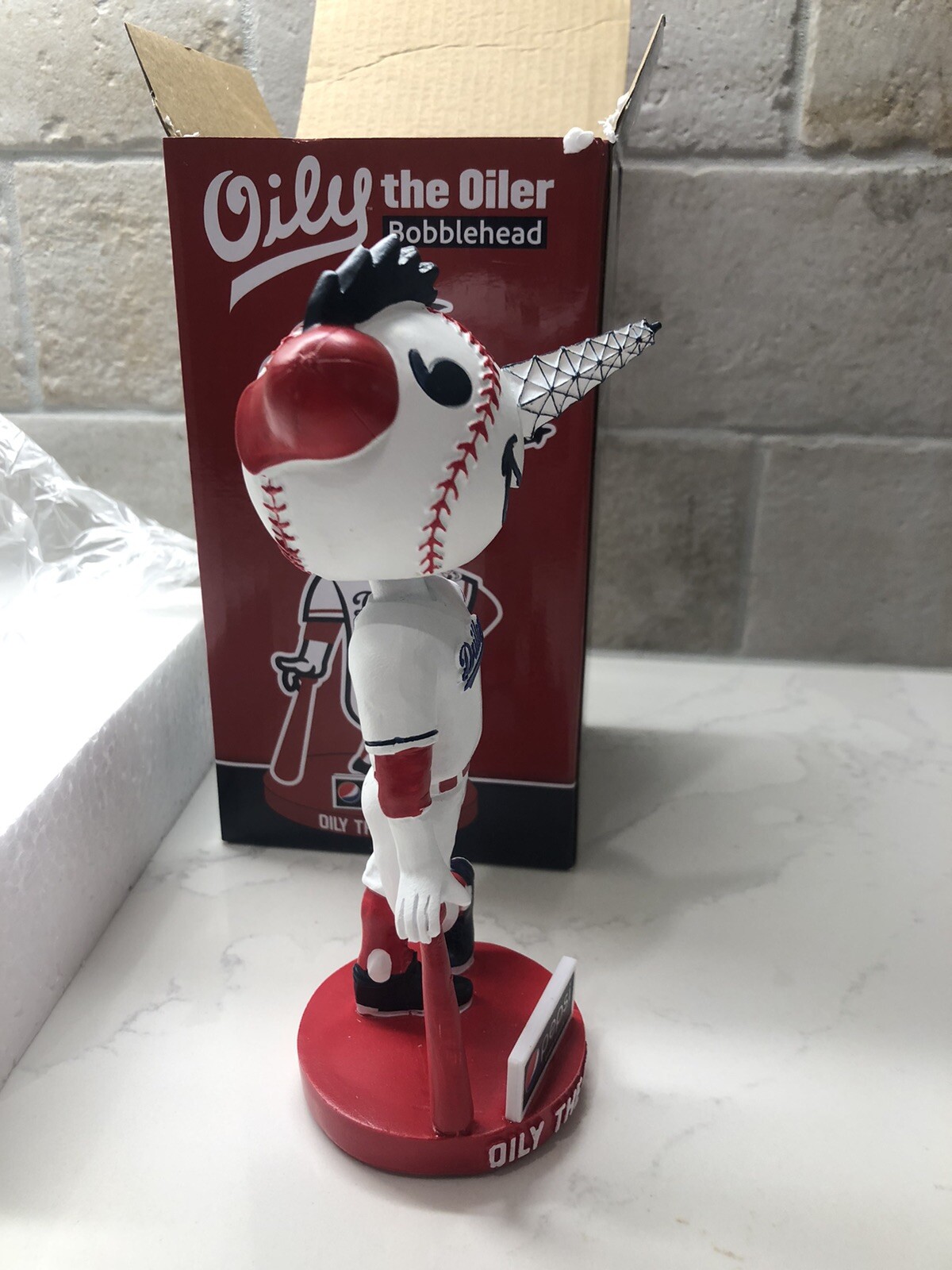 Oily Bobblehead Tulsa Drillers, Texas League, Rangers AA Mascot | eBay