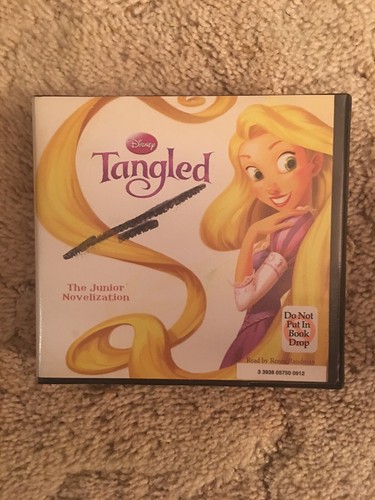 DISNEY TANGLED CD Audiobook FAIRYTALES Fiction Novelization Rapunzel ...