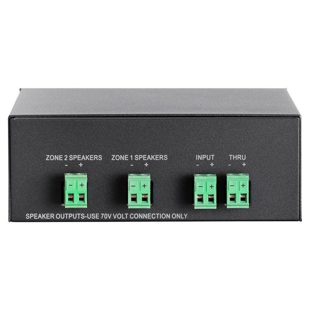 2 Way Zone Speaker Selector Switch Splitter Volume Control 100W Per ...
