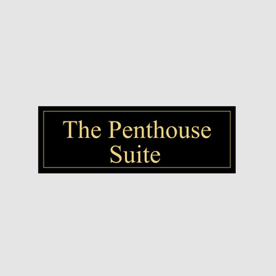 The Penthouse Suite Sign Aluminium Office Home Gift | eBay