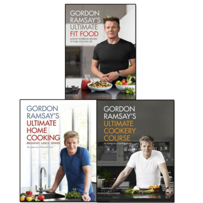 Gordon Ramsay Collection 3 Books Set Ultimate Fit Food, Ultimate Home ...