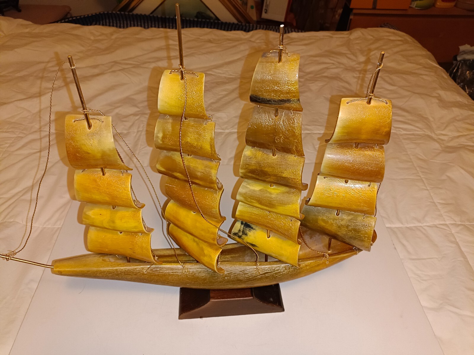 Cow Bull Horn Pirate Ship 4 Mask Sailing Boat Nautical Ocean Vintage ...