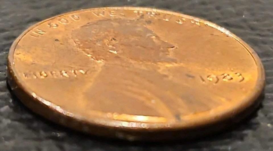 1983 DOUBLED DIE REVERSE LINCOLN MEMORIAL CENT DOUBLE PENNY 1C DDR ...