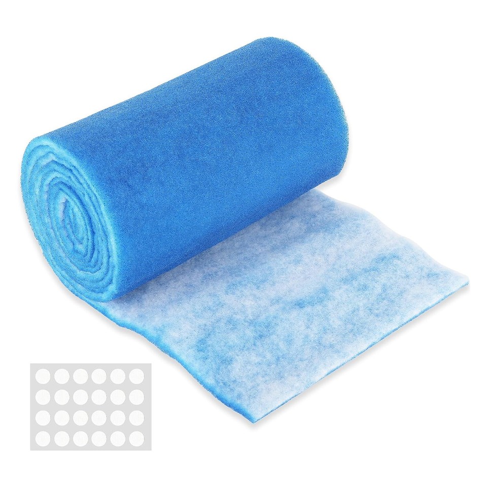 Cut to Fit 12" x 140" Air Vent Polyester Filter Roll MERV 8 HVAC ...
