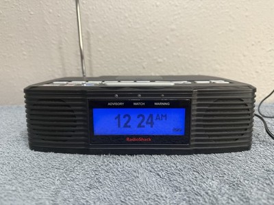 Radio Shack Digital AM/FM /WX Skywarn Weather Clock Radio Portable 12 ...