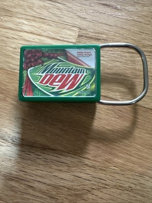 Vintage Mountain Dew Soda 12 Pack Christmas Pull Ring Keychain Holiday ...