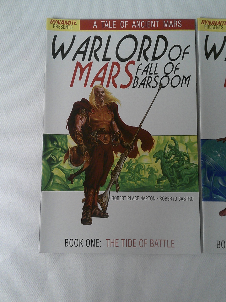 A TALE OF ANCIENT MARS, WORLD OF MARS FALL OF BARSOON, DYNAMITE COMICS ...