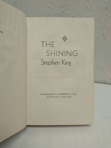 Stephen King's The Shining 1977 Book Club Edition 1st Print Gutter Code ...