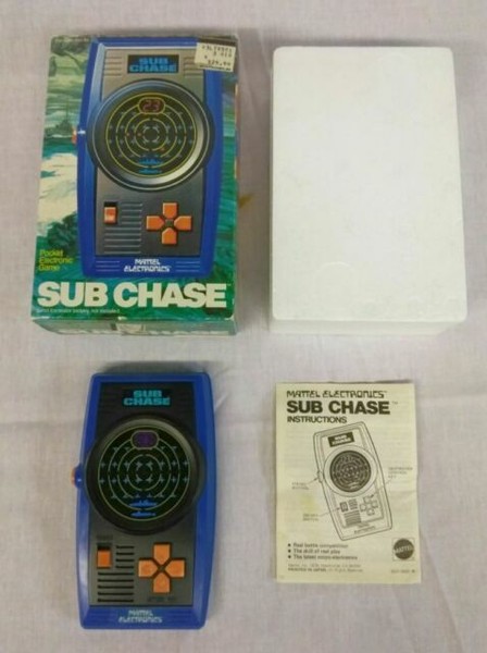 Vintage 1978 Mattel Electronics Sub Chase Electronic Handheld Game for ...