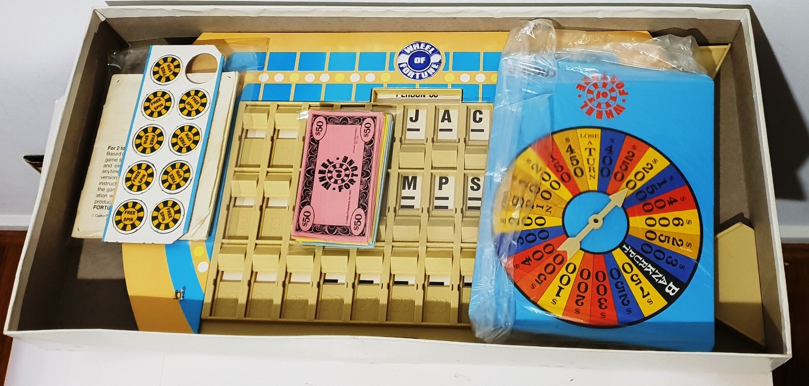 Vintage 1987 CRONER TOYS - WHEEL OF FORTUNE Baby John Burgess Action ...