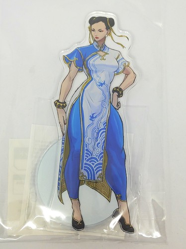 Street Fighter 6 Chun-Li Acrylic Stand Figure JR Tokai Capcom Collabo ...