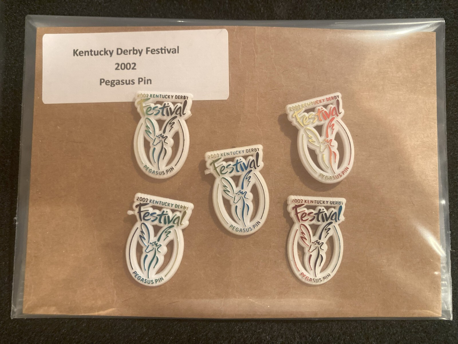 2002 Kentucky Derby Festival Pins - set of 5 | eBay