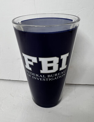 FBI Beer Glass Cup Federal Bureau of Investigations | eBay