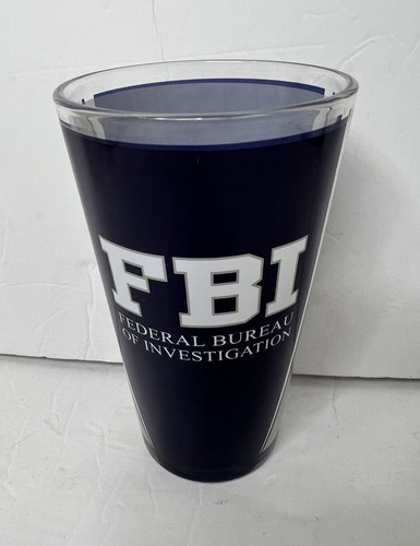 FBI Beer Glass Cup Federal Bureau of Investigations | eBay