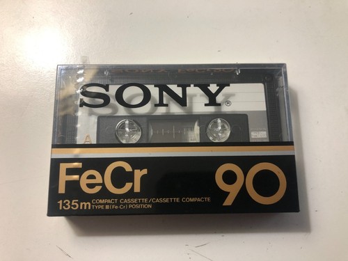 Sony FeCr 90 Type III Audio Cassette, SP Mechanism, New & Sealed, Made ...