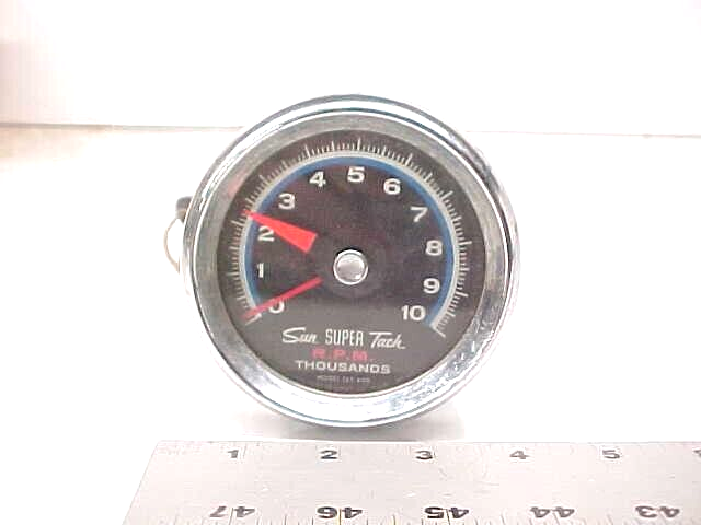 SUN Super Tach Vintage Car 4 Cylinder 10000 RPM Tachometer | Analog ...