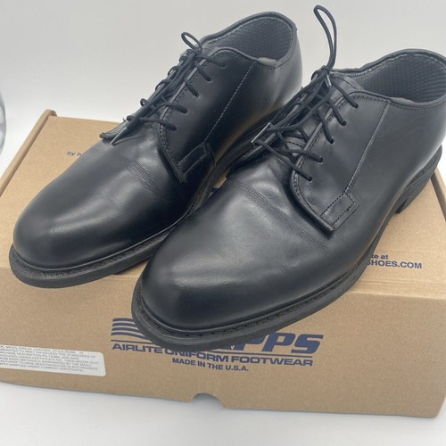 Capps AirLite Uniform Shoes Mens Dress Commander Black Sz 9D Military ...