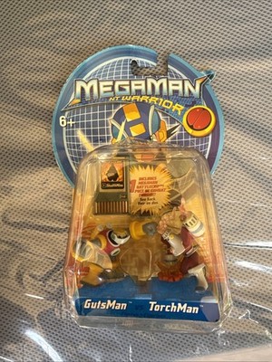Megaman NT Warrior Gutsman Vs. Torchman Action Figure | eBay