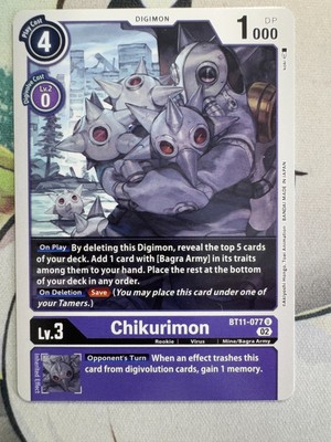 Chikurimon Nonfoil Digimon TCG DGA896 | eBay