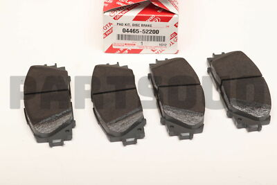 0446552200 Genuine Toyota PAD KIT, DISC BRAKE, FRONT 04465-52200 | eBay