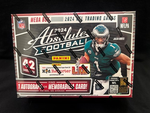 2024 Absolute Football MEGA BOX Factory Sealed Ships ASAP Kaboom Chase ...