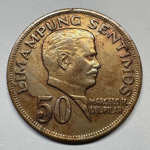 1967 Philippines 50 Sentimos - Beautiful Coin - #B-100 | eBay Australia