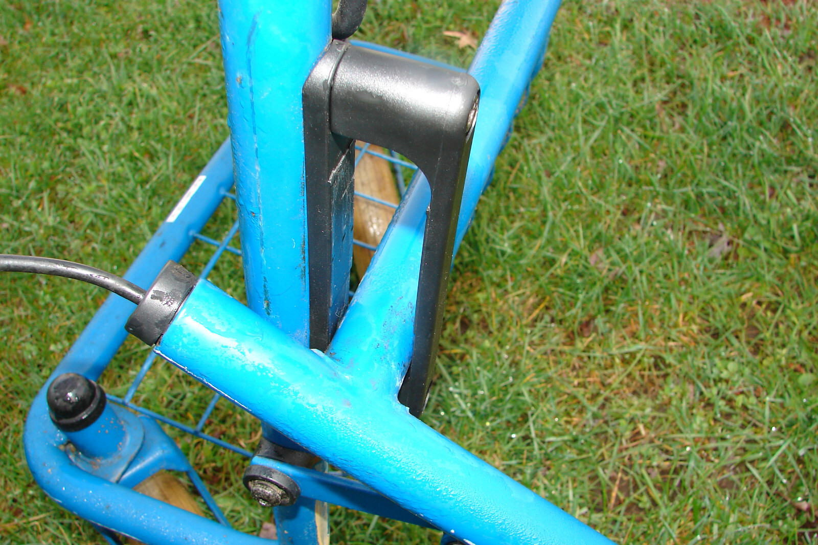 Vtg DMI Classic Folding Steel Rollator Mobility walker Backrest Pivot ...