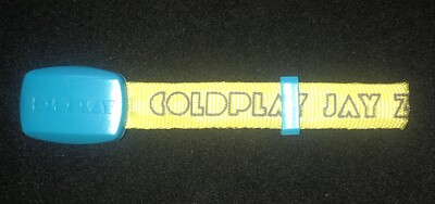 2012 Coldplay Jay Z Brooklyn Tour Yellow LED Wristband Bracelet | eBay